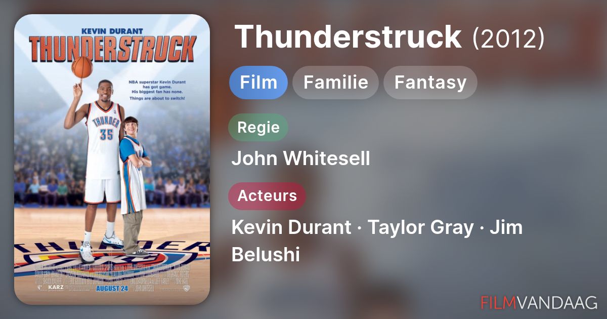 Thunderstruck (film, 2012) - FilmVandaag.nl