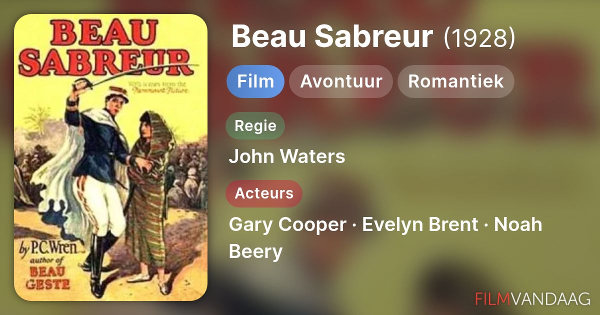 Beau Sabreur (film, 1928) - FilmVandaag.nl