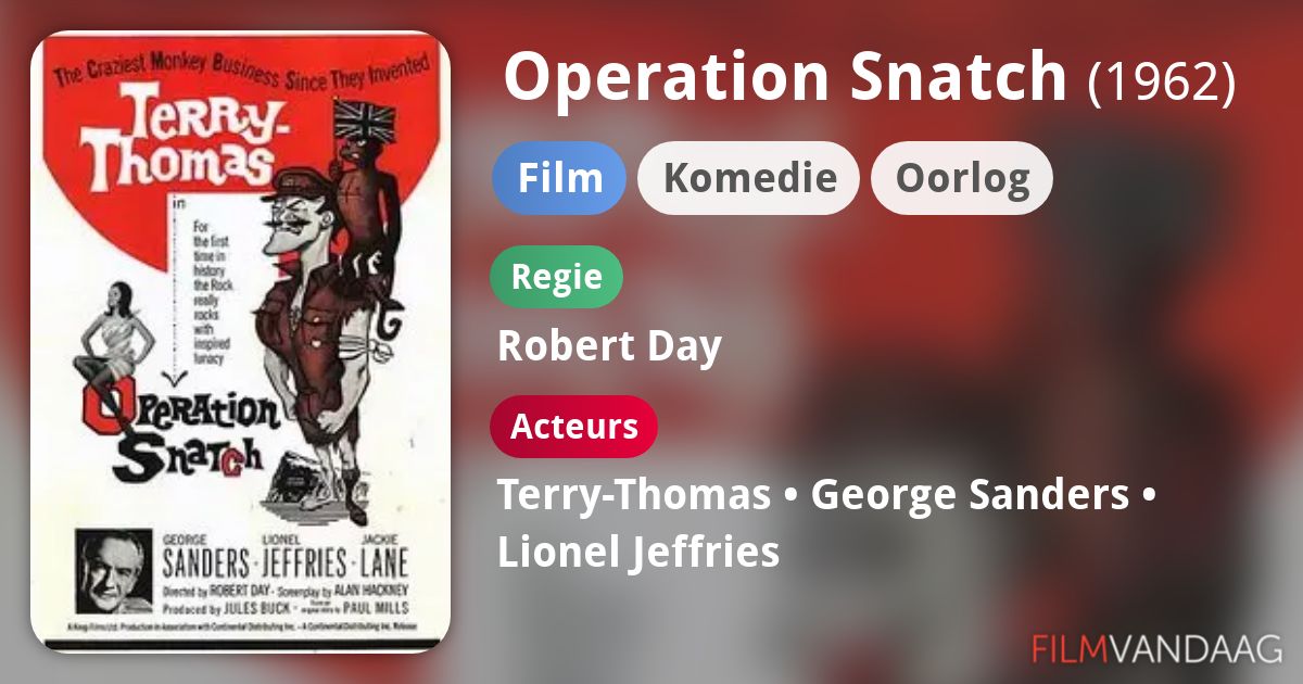 Operation Snatch (film, 1962) - FilmVandaag.nl