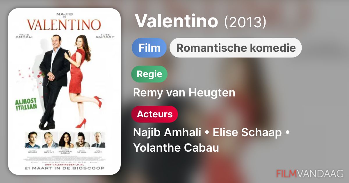 Valentino (film, 2013) - FilmVandaag.nl