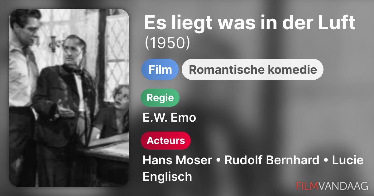 Es liegt was in der Luft (film, 1950) - FilmVandaag.nl