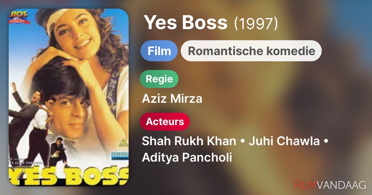 Yes Boss (film, 1997) - FilmVandaag.nl