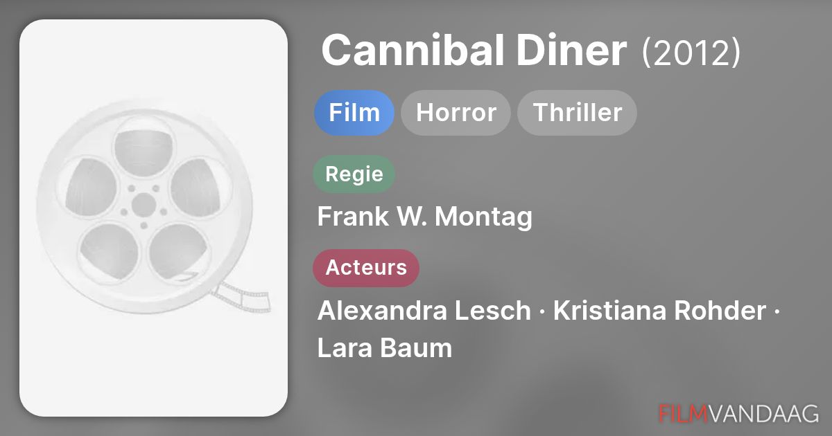 Cannibal Diner (film, 2012) - FilmVandaag.nl