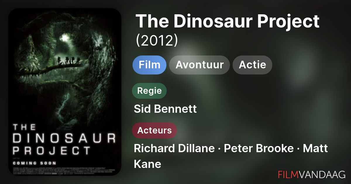 The Dinosaur Project (film, 2012) - FilmVandaag.nl
