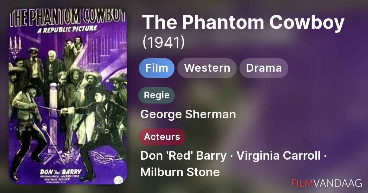 The Phantom Cowboy (film, 1941) - FilmVandaag.nl