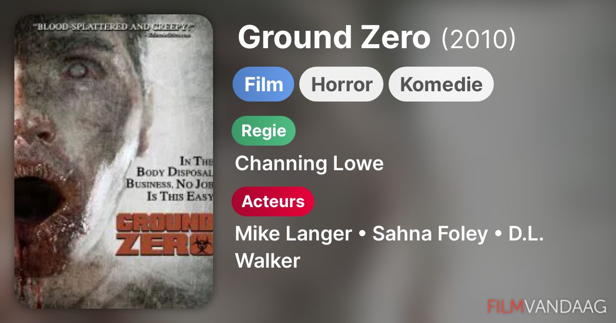 Ground Zero (film, 2010) - FilmVandaag.nl