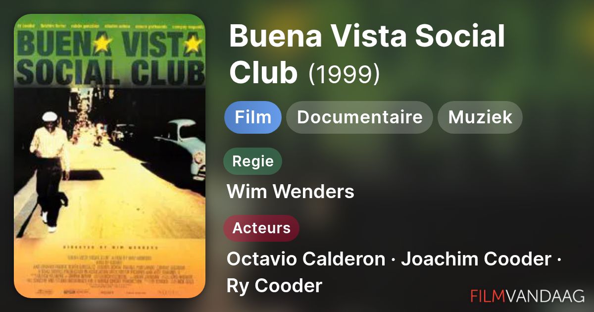 Buena Vista Social Club (film, 1999) - FilmVandaag.nl