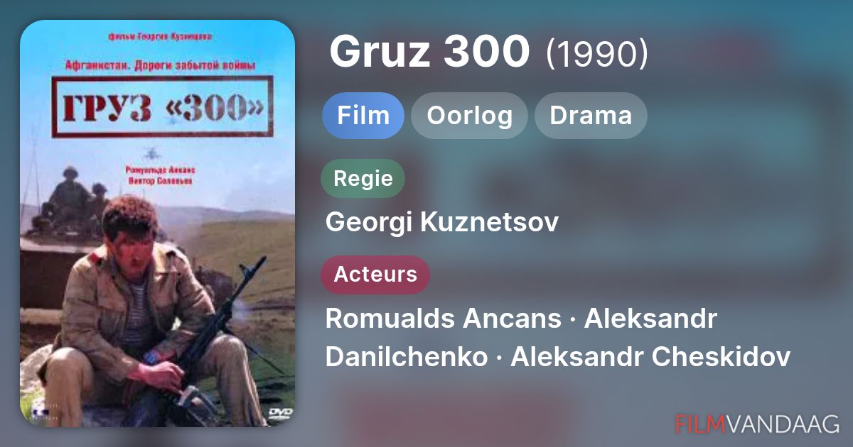 Gruz 300 (film, 1990) - FilmVandaag.nl