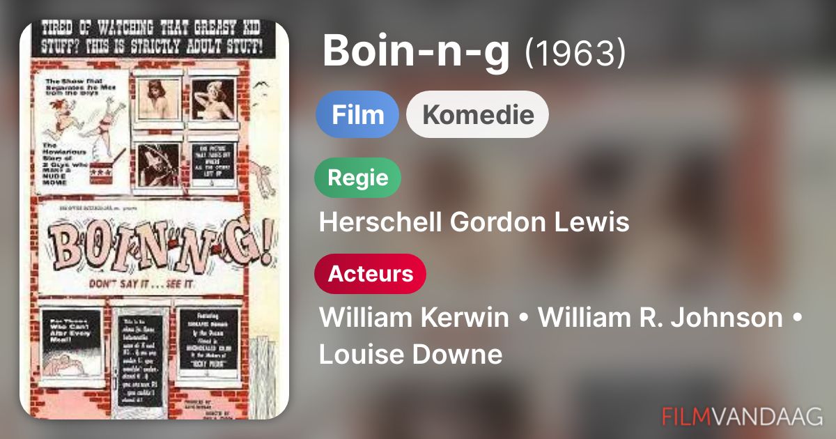Boin-n-g (film, 1963) - FilmVandaag.nl