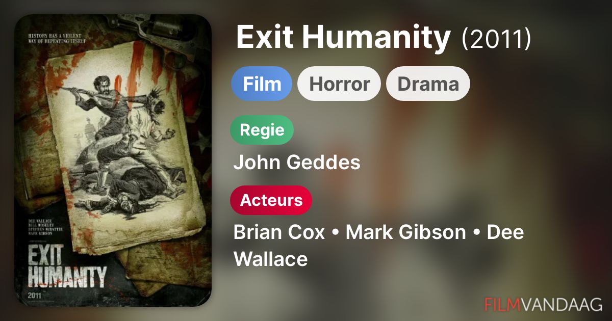 Exit Humanity (film, 2011) - FilmVandaag.nl