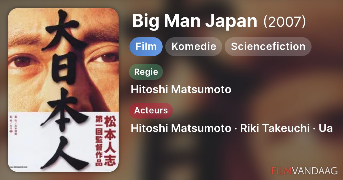 Big Man Japan (film, 2007) - FilmVandaag.nl