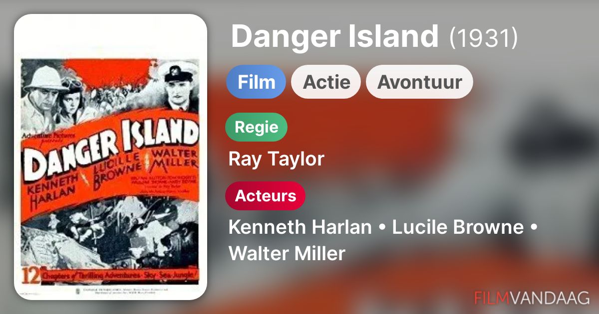 Danger Island (film, 1931) - FilmVandaag.nl