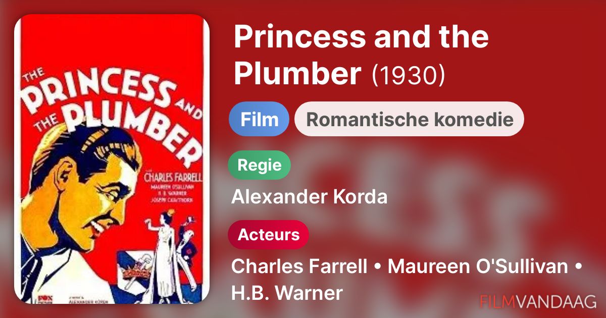 Princess and the Plumber (film, 1930) - FilmVandaag.nl