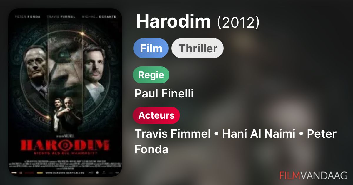 Harodim (film, 2012) - FilmVandaag.nl