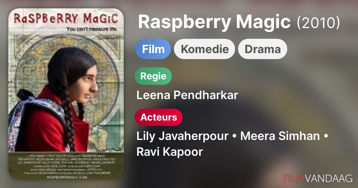 Raspberry Magic (film, 2010) - FilmVandaag.nl