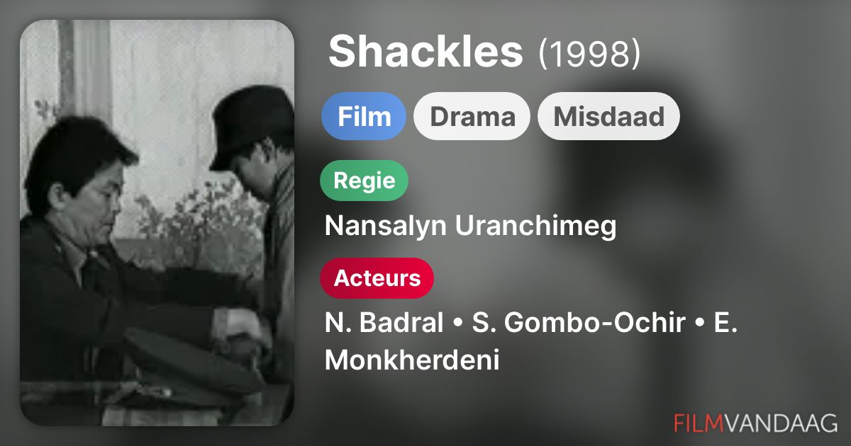 Shackles (film, 1991) - FilmVandaag.nl