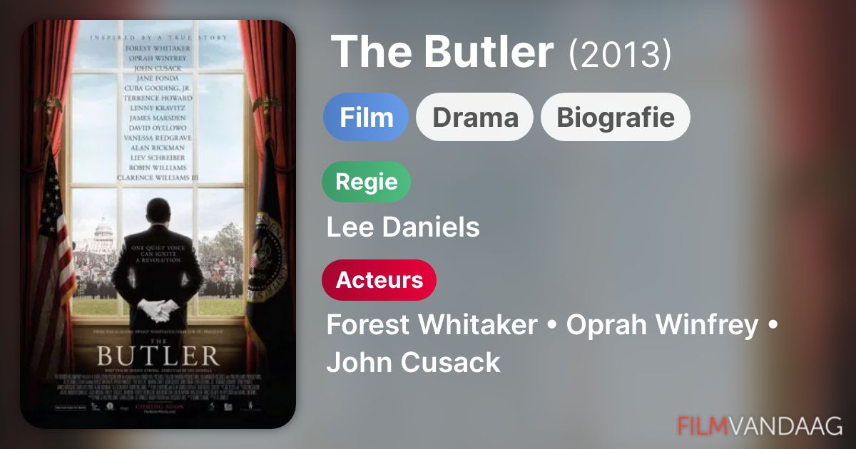 The Butler (film, 2013) - FilmVandaag.nl