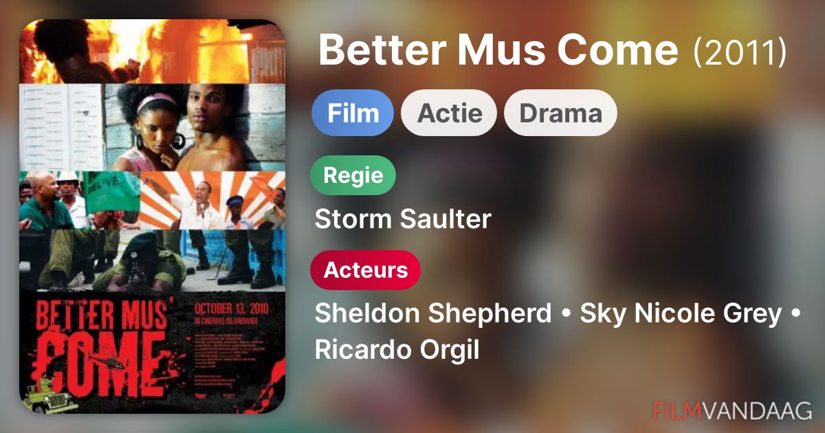 Better Mus Come (film, 2010) - FilmVandaag.nl