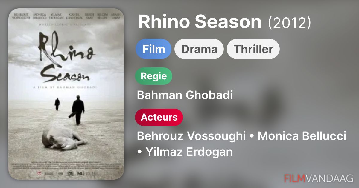 Rhino Season (film, 2012) - FilmVandaag.nl