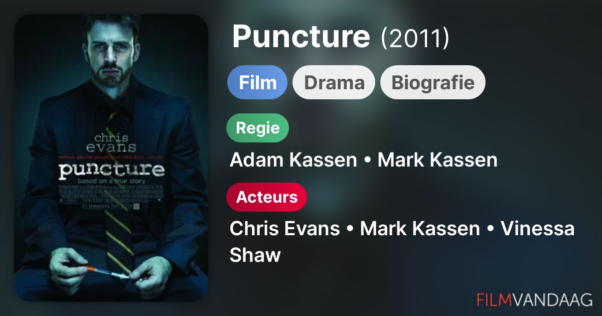 Puncture (film, 2011) - FilmVandaag.nl