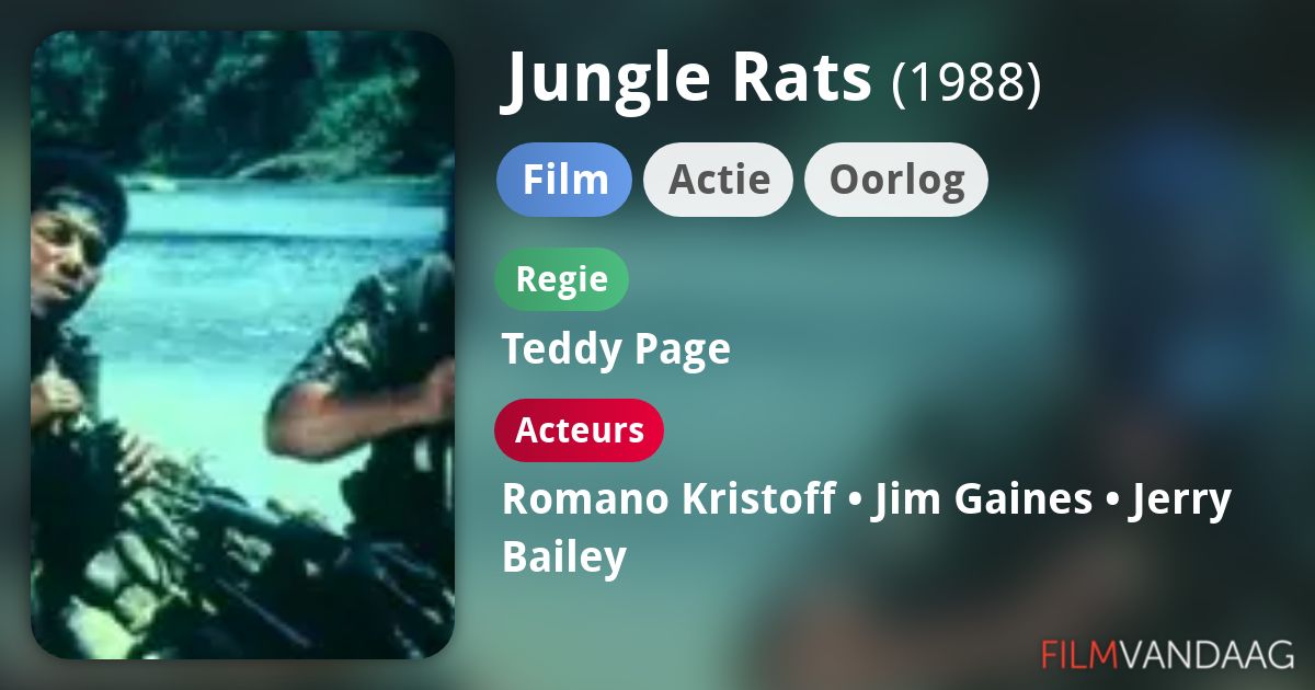Jungle Rats (film, 1988) - FilmVandaag.nl
