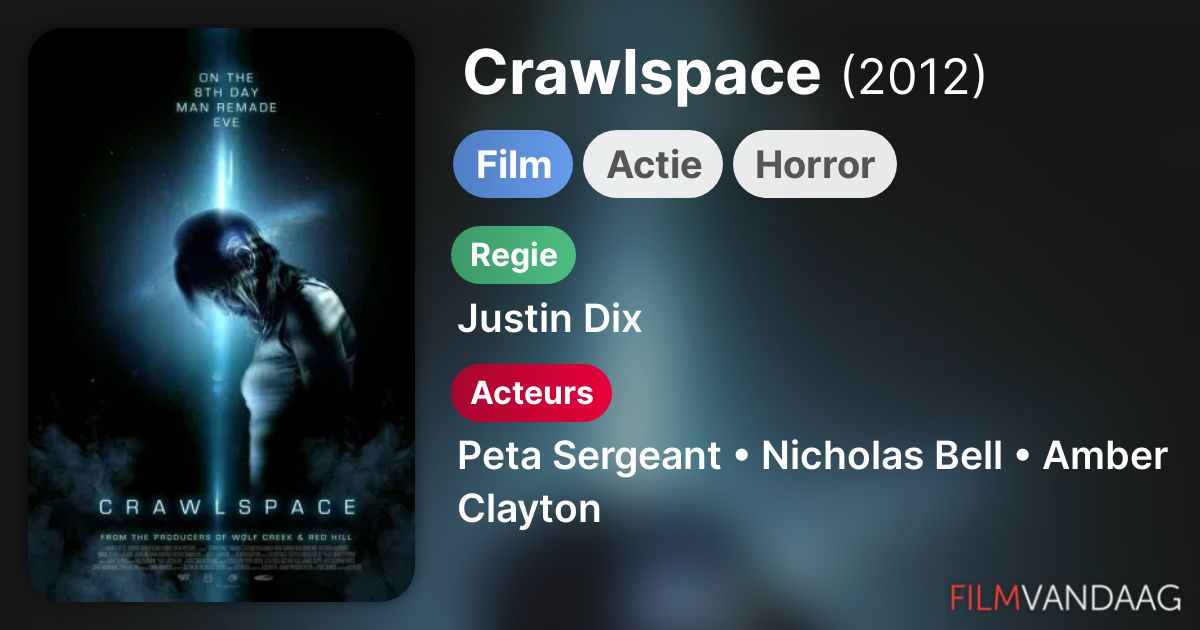 Crawlspace (film, 2012) kopen op dvd of blu-ray - FilmVandaag.nl