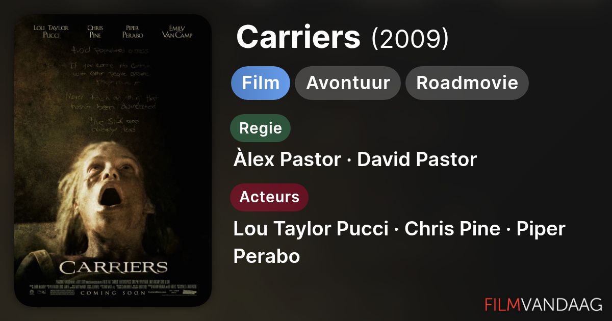 Carriers (film, 2009) - FilmVandaag.nl