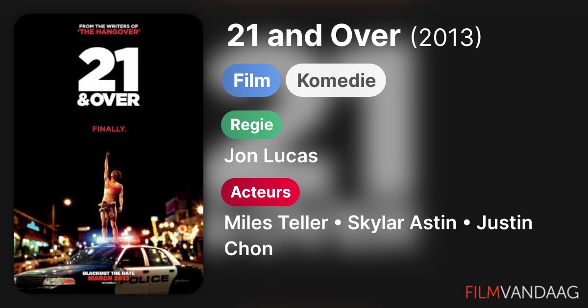 21 and Over (film, 2013) - FilmVandaag.nl