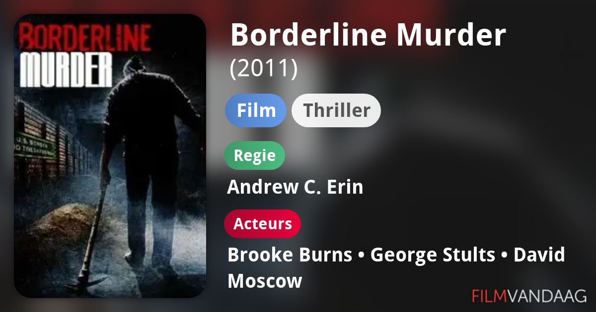 Borderline Murder (film, 2011) - FilmVandaag.nl