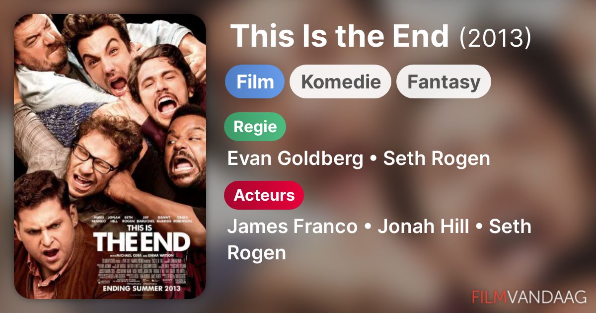This Is the End (film, 2013) - FilmVandaag.nl