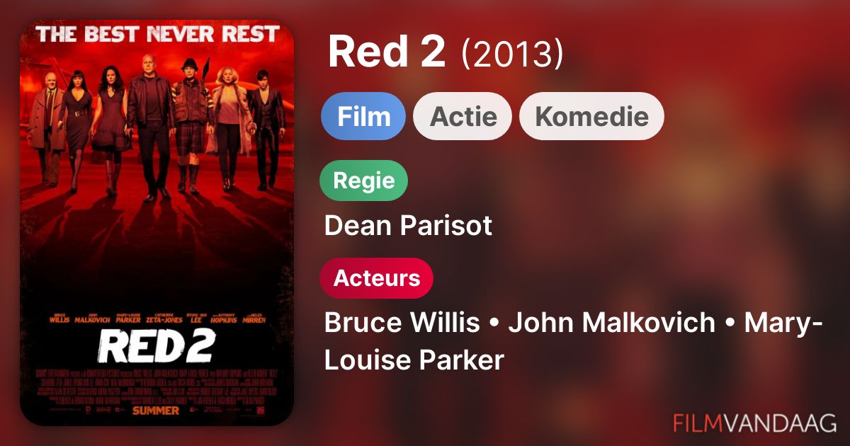 Red 2 (film, 2013) - FilmVandaag.nl