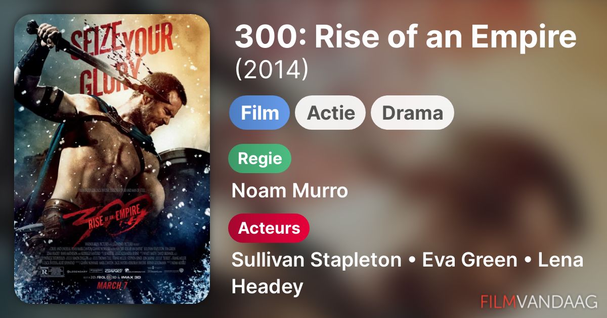 300: Rise of an Empire (film, 2014) - FilmVandaag.nl