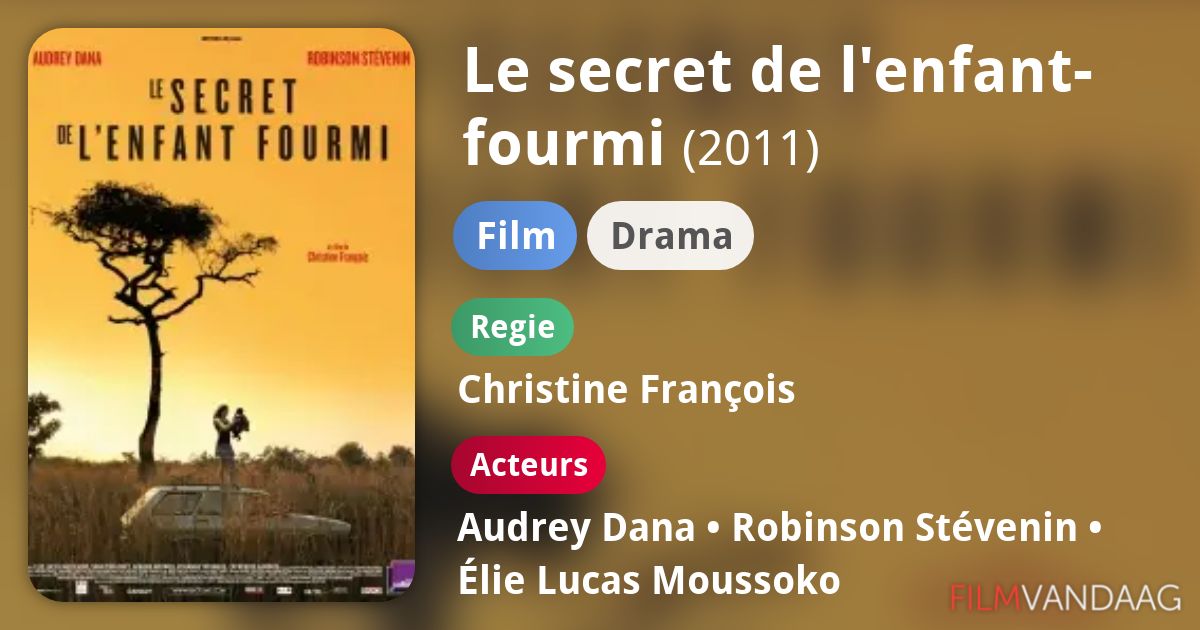 Le secret de l'enfant-fourmi (film, 2011) - FilmVandaag.nl
