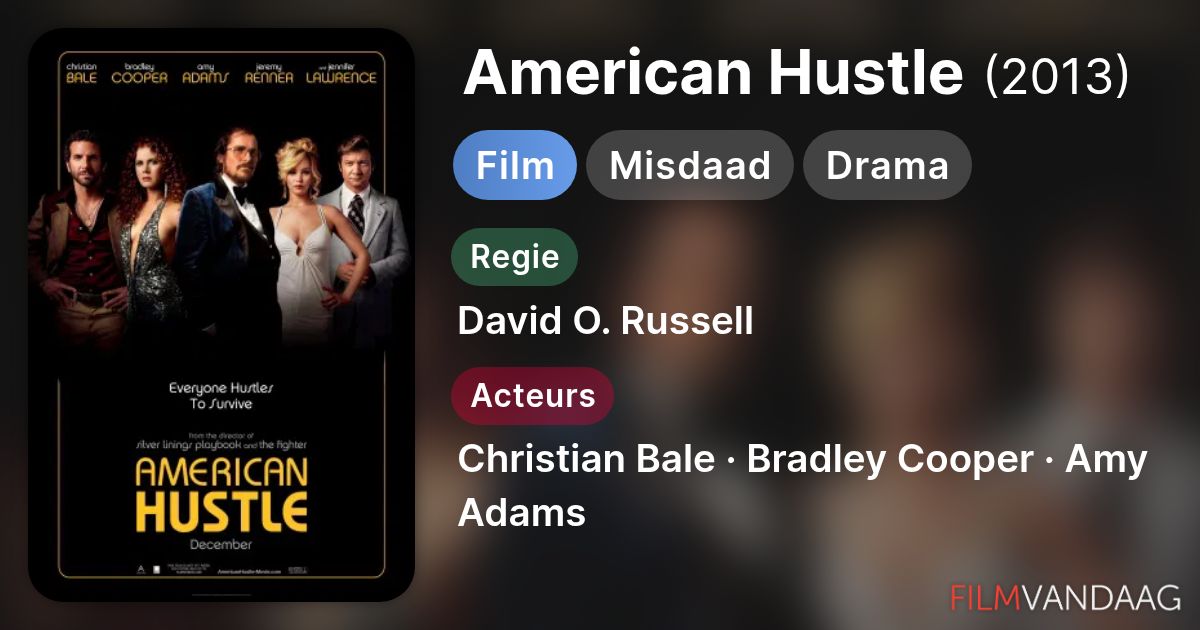 American Hustle (film, 2013) - FilmVandaag.nl