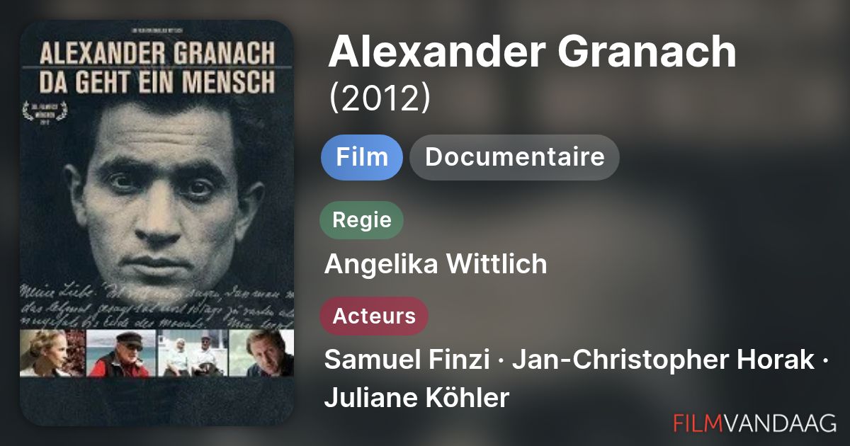 Alexander Granach (film, 2012) - FilmVandaag.nl