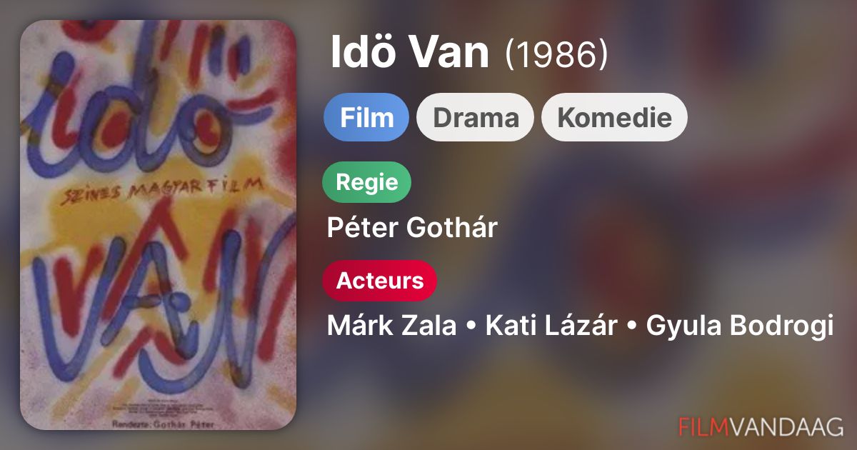 Idö Van (film, 1986) - FilmVandaag.nl