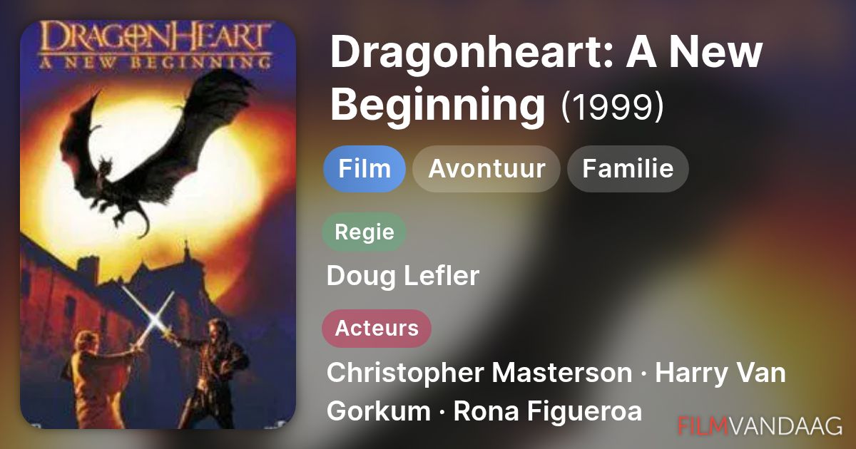 Dragonheart: A New Beginning (film, 1999) - FilmVandaag.nl