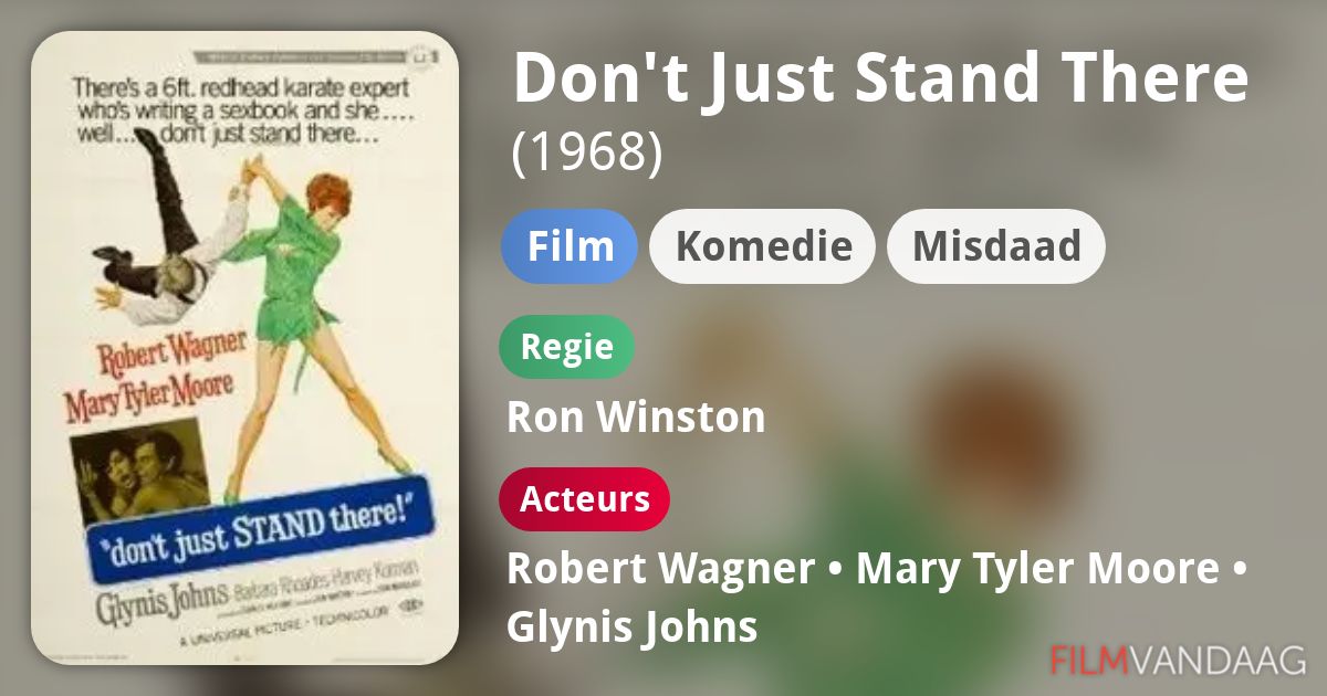 Don't Just Stand There (film, 1968) - FilmVandaag.nl