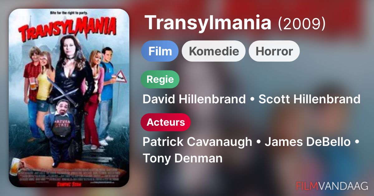 Transylmania (film, 2009) - FilmVandaag.nl