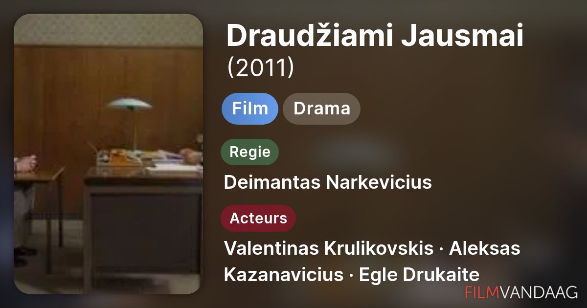 Draudžiami Jausmai (film, 2011) - FilmVandaag.nl