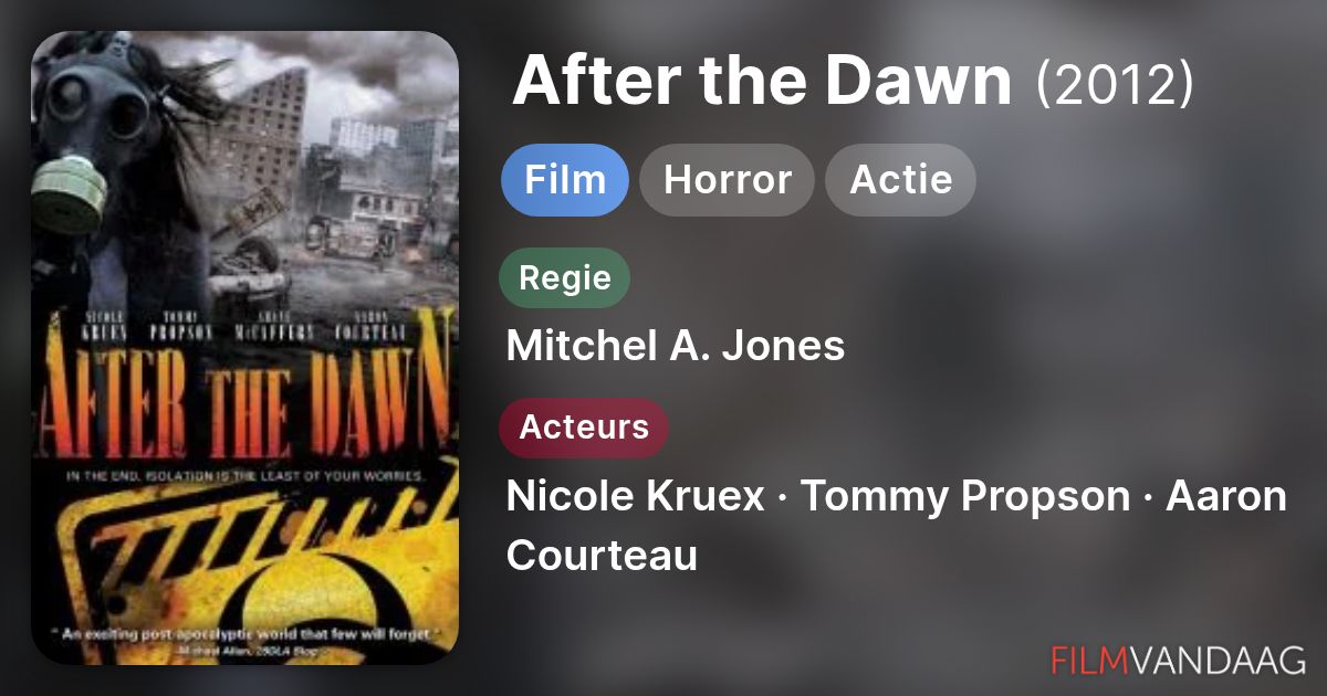 After the Dawn (film, 2012) - FilmVandaag.nl