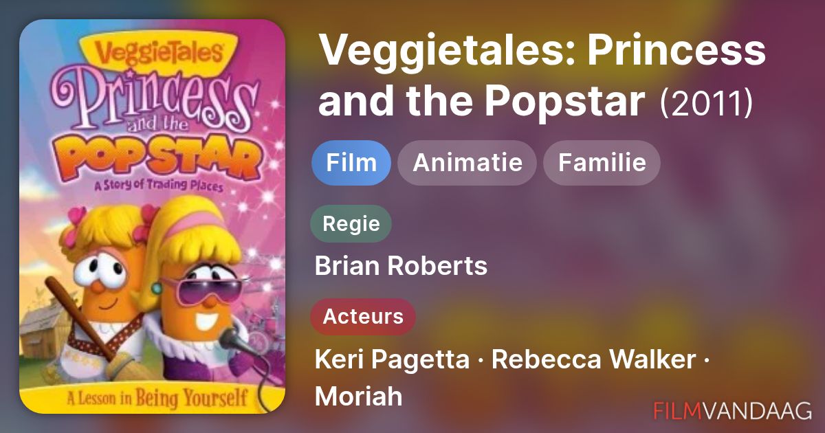 Veggietales: Princess and the Popstar (film, 2011) - FilmVandaag.nl