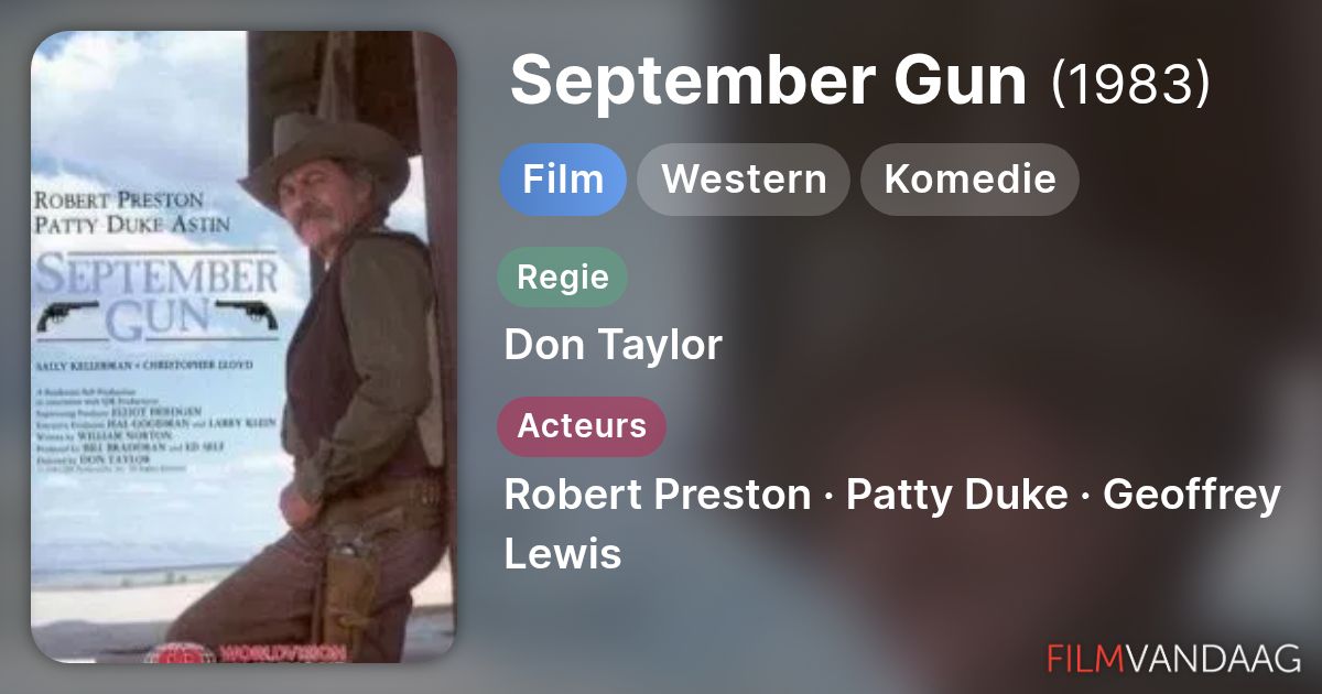 September Gun (film, 1983) - FilmVandaag.nl