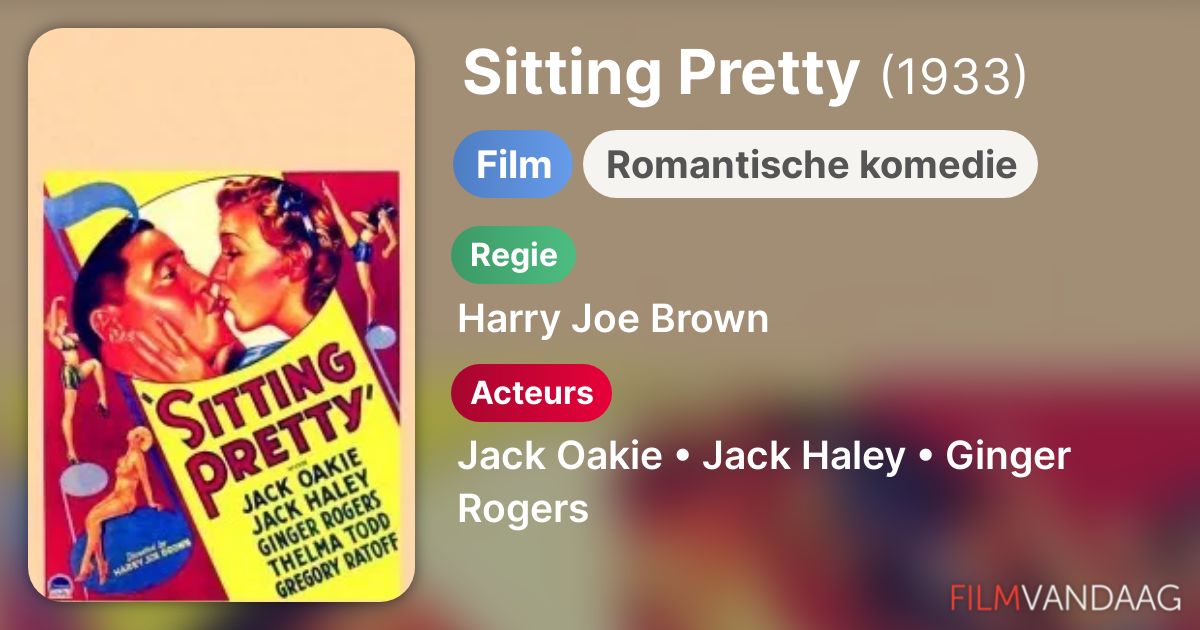 Sitting Pretty (film, 1933) - FilmVandaag.nl