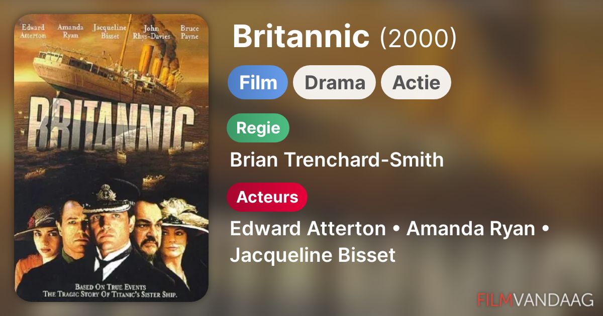 Britannic (film, 2000) - FilmVandaag.nl