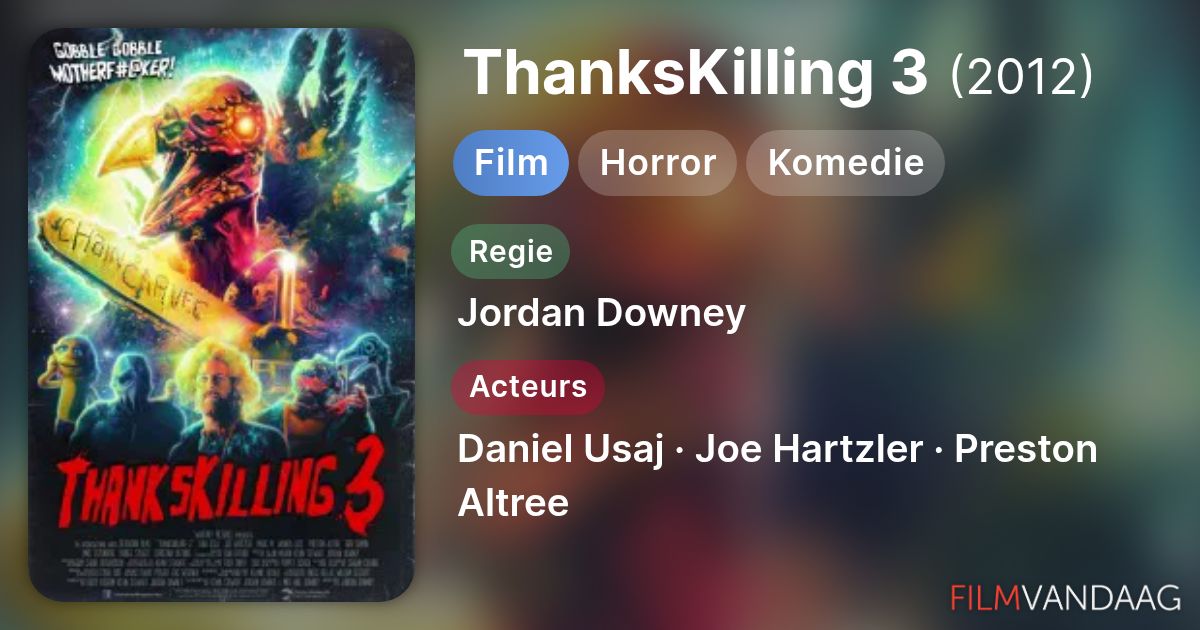 ThanksKilling 3 (film, 2012) - FilmVandaag.nl