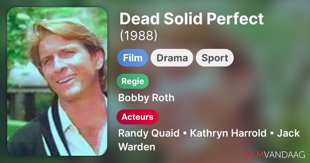 Dead Solid Perfect (film, 1988) - FilmVandaag.nl