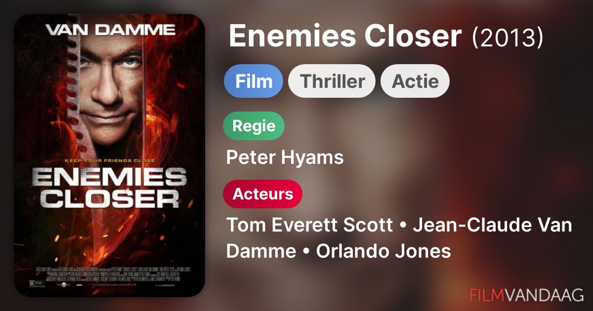 Enemies Closer (film, 2013) - FilmVandaag.nl