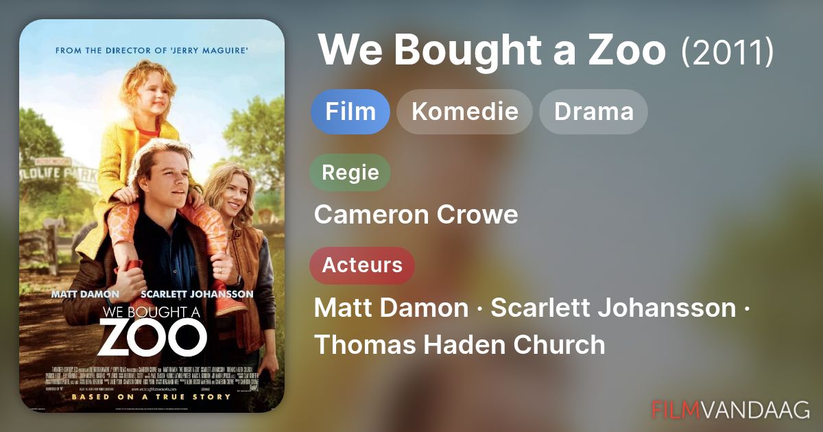 We Bought a Zoo (film, 2011) - FilmVandaag.nl