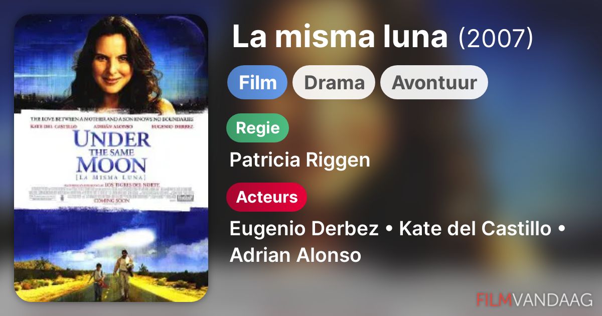 La misma luna (film, 2007) - FilmVandaag.nl